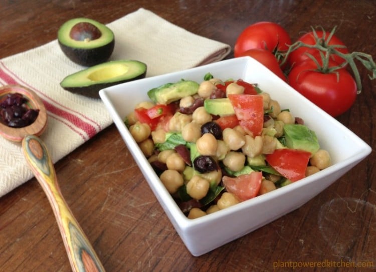 summerchickpeasaladfront2text - Dreena Burton | Vegan Recipes & Cookbooks