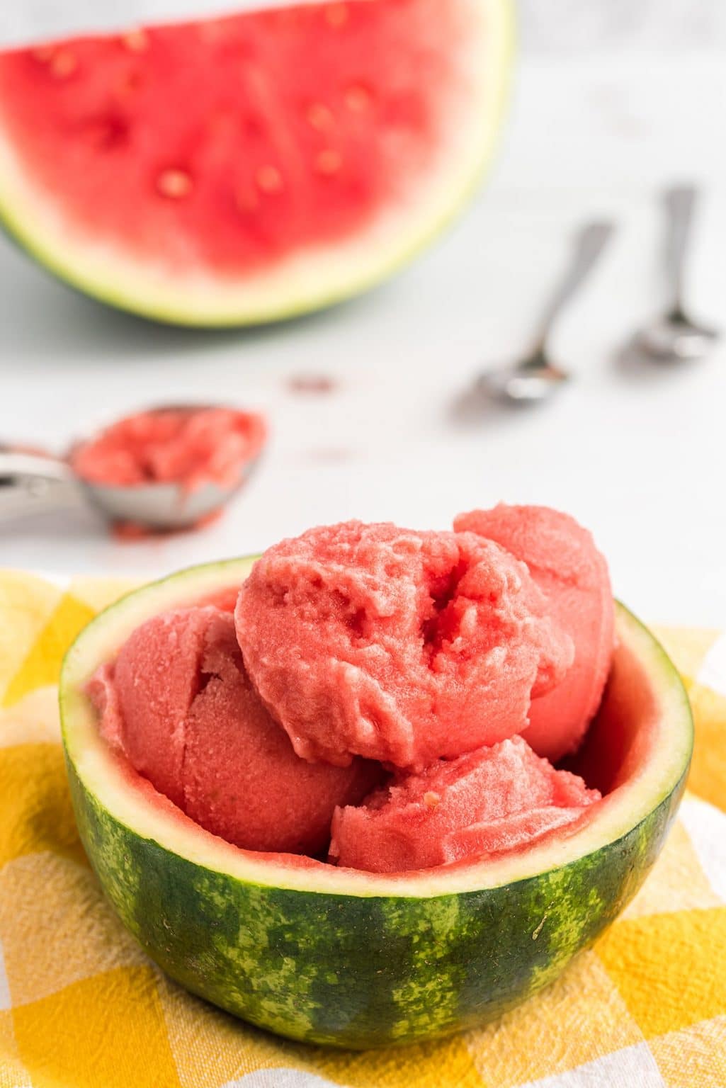 Watermelon Gelato with 2 Ingredients (Vegan, Dairy Free, Sugar Free)