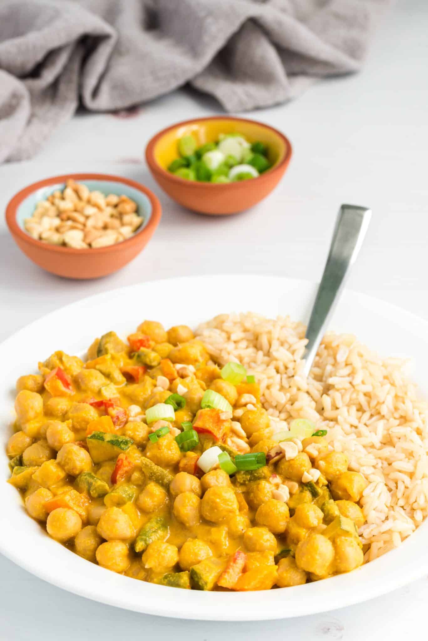 Vegan Chickpea Satay Casserole by Dreena Burton