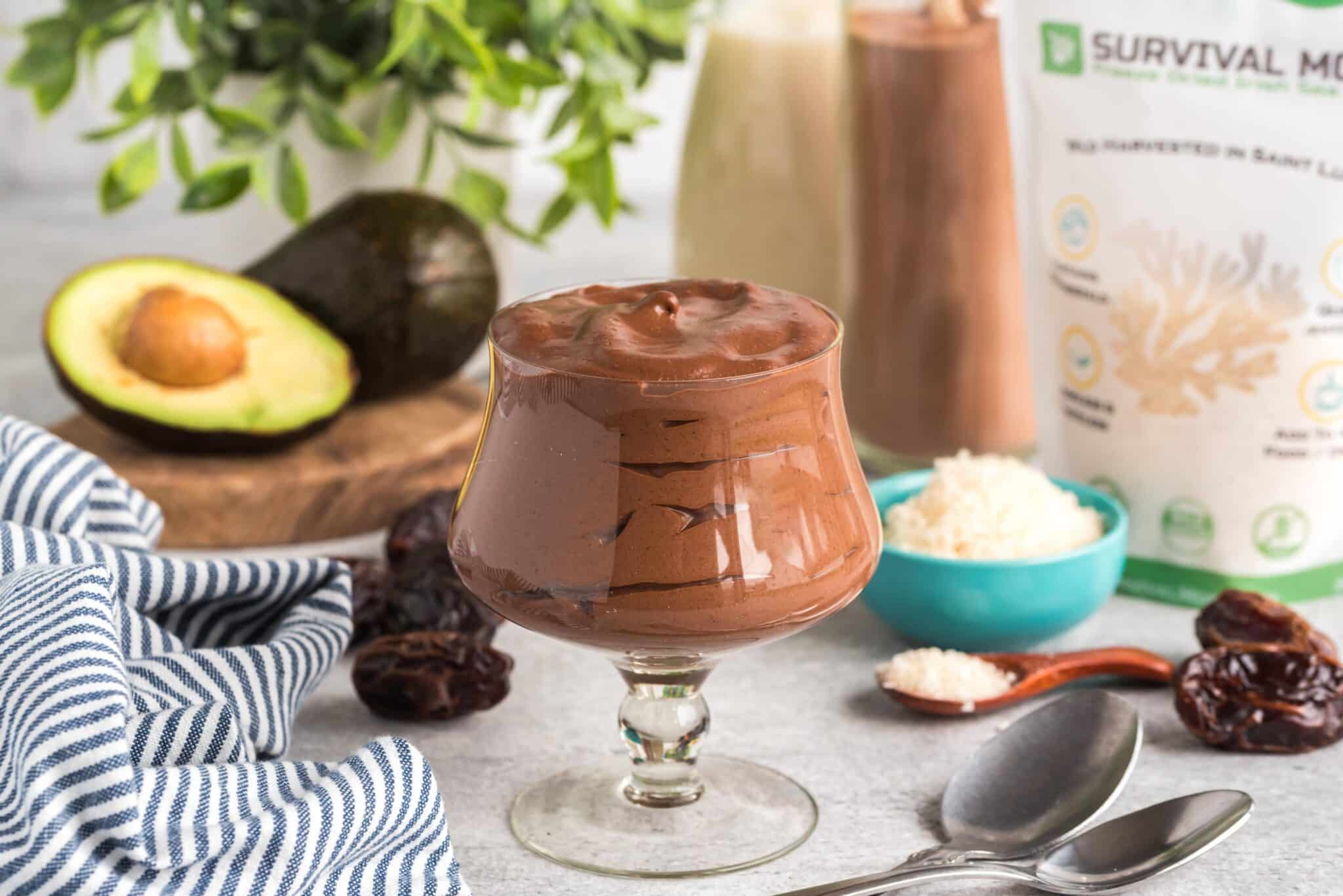 Collagen-Boosting Chocolate Sea Moss Pudding vegan, sugar-free